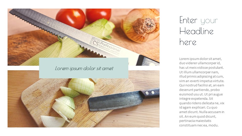 Kitchenware Google Slides Presentation Templates