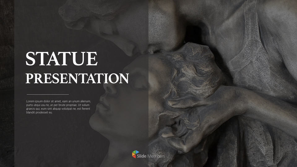 Statue Simple Keynote Template|Lifestyle