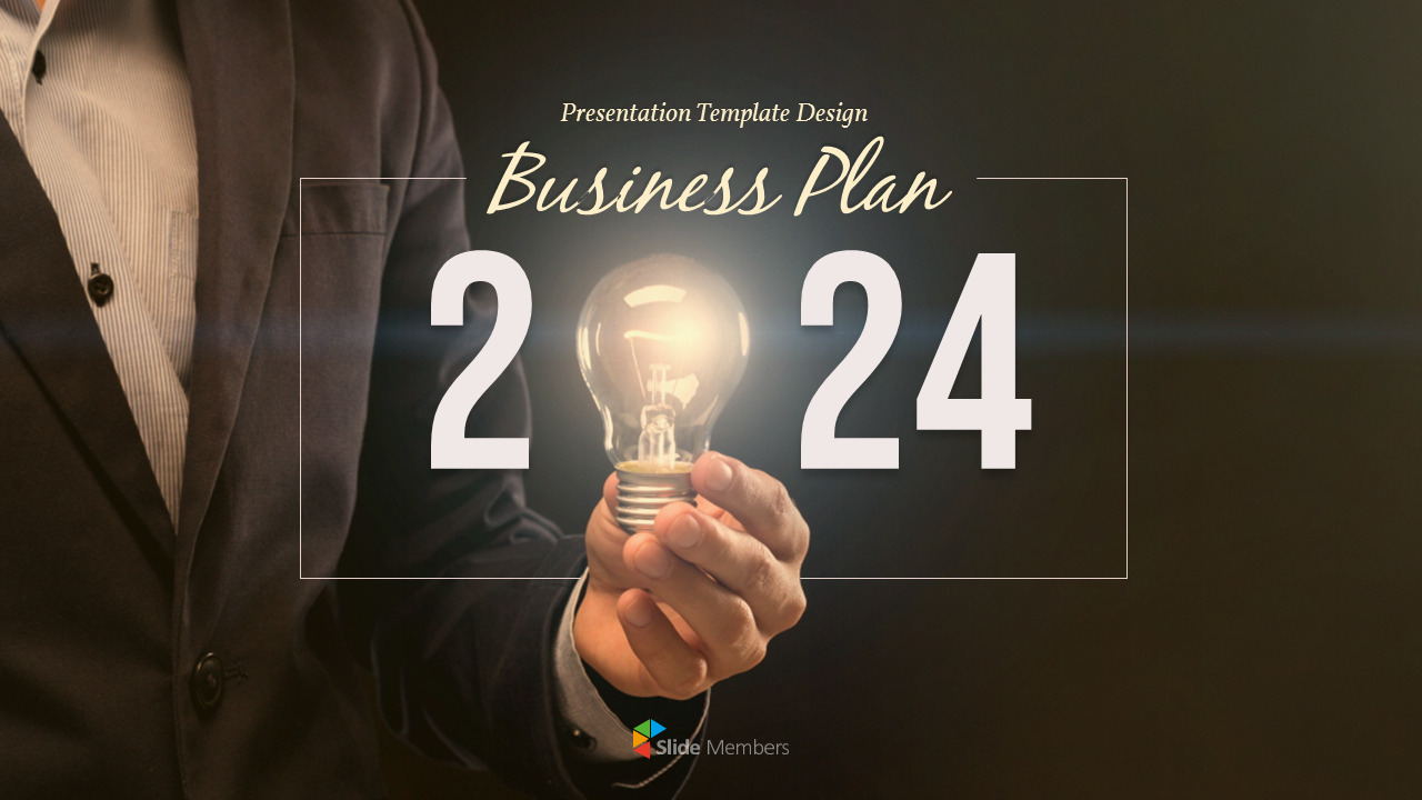 2024 Business Plan google slides template download