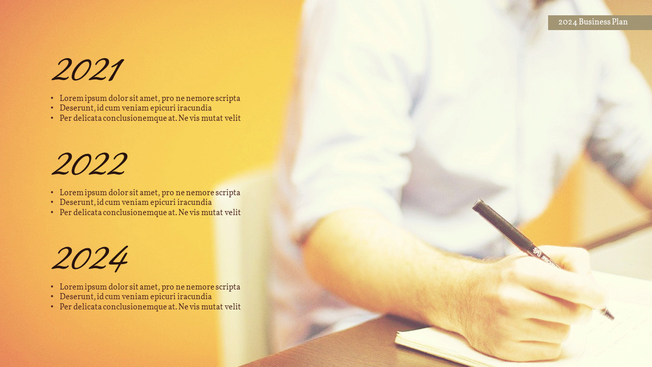 2024 Business Plan google slides template download