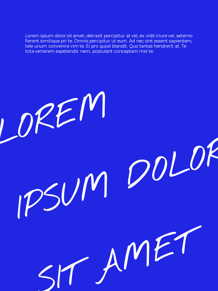 Blue Simple Layout Annual Report Custom Google Slides Template