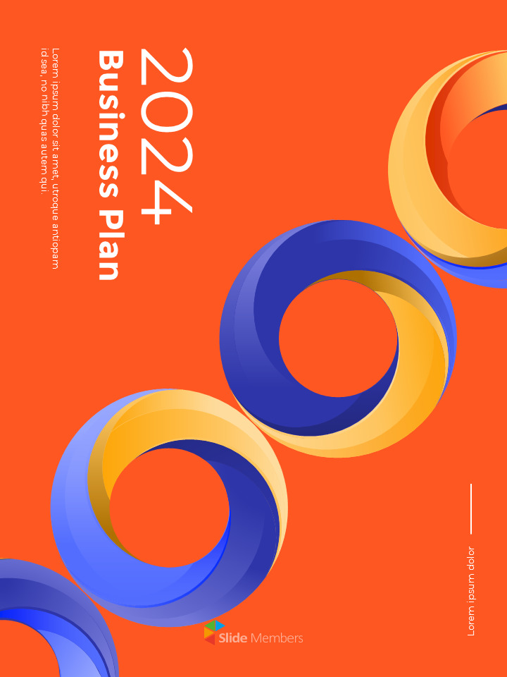 2024 Business Plan Vertical Template Custom Google Slides