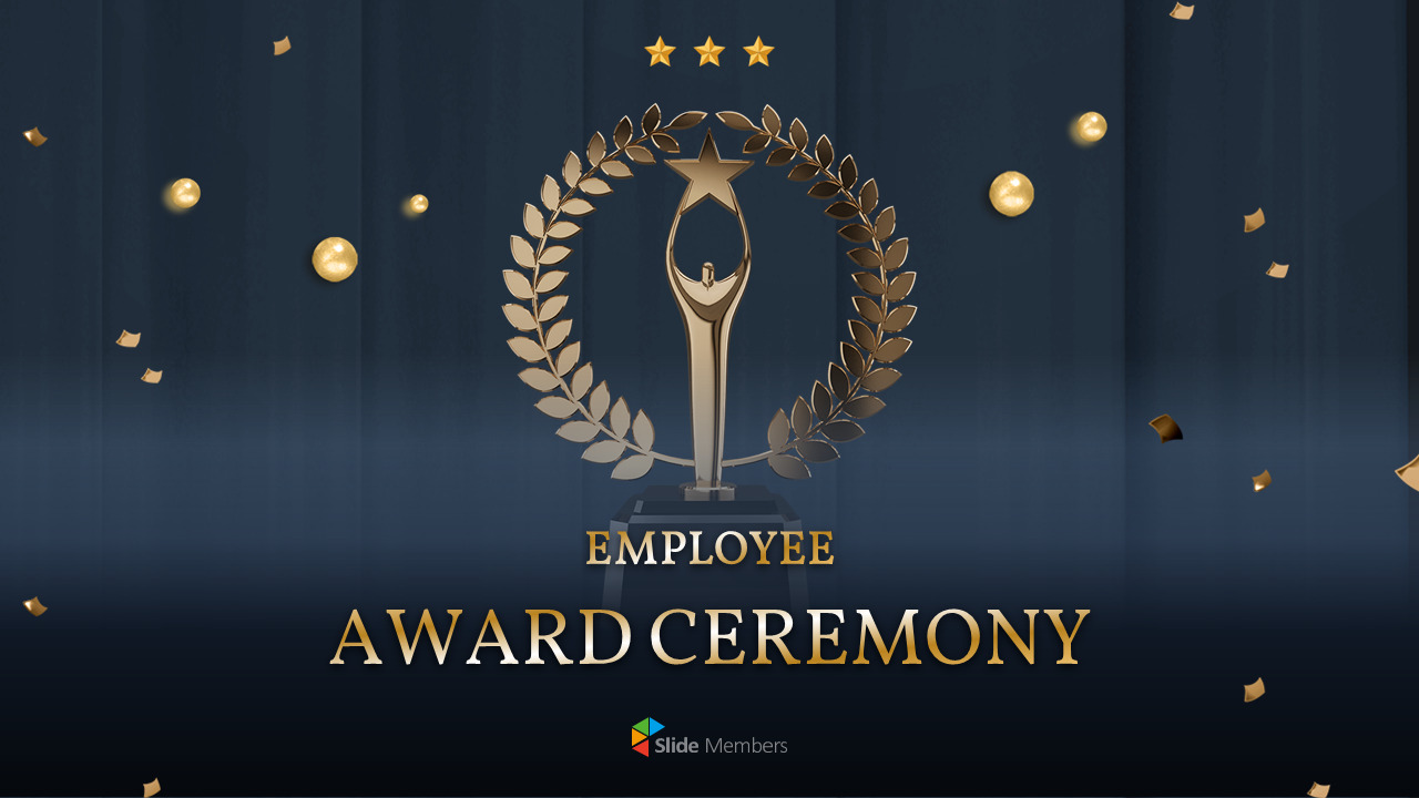 Ceremonia de premiación a los empleados plantillas ppt plantilla de ...