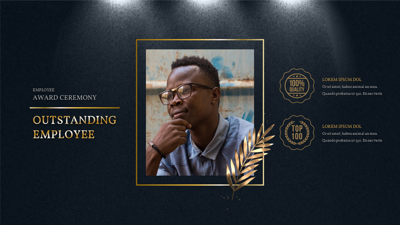 Employee Award Ceremony ppt templates google slides template