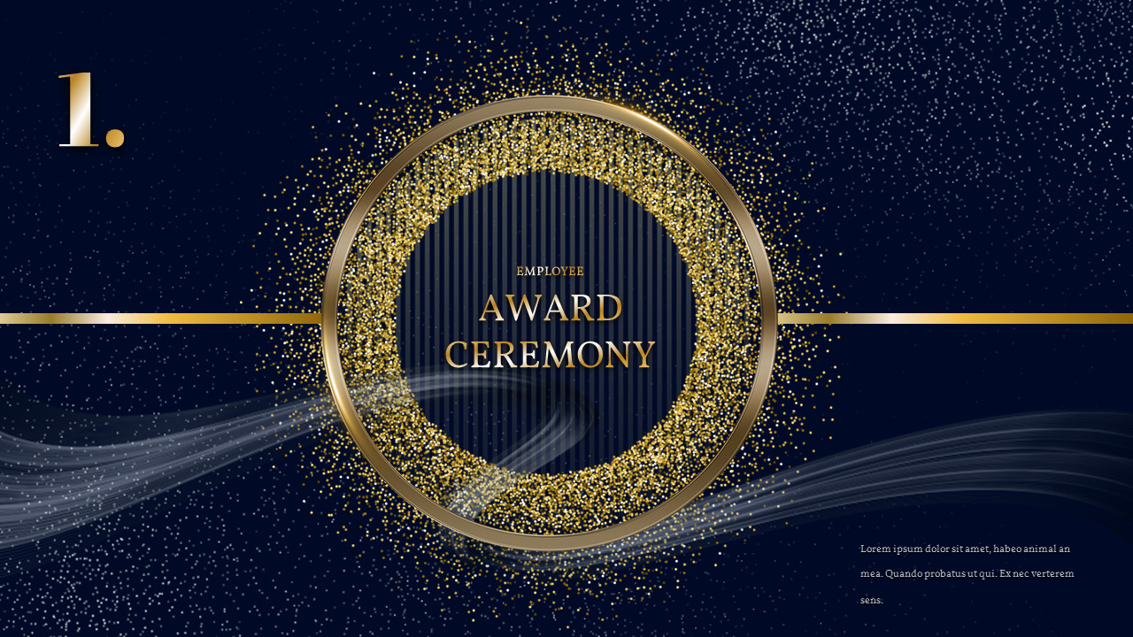 Employee Award Ceremony ppt templates google slides template