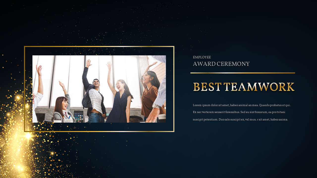 Employee Award Ceremony ppt templates google slides template
