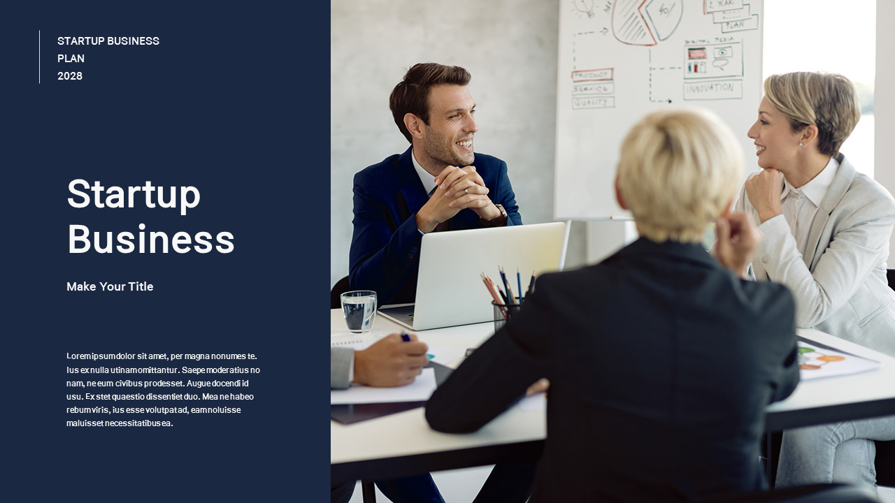 Startup Business Plan Slide Template