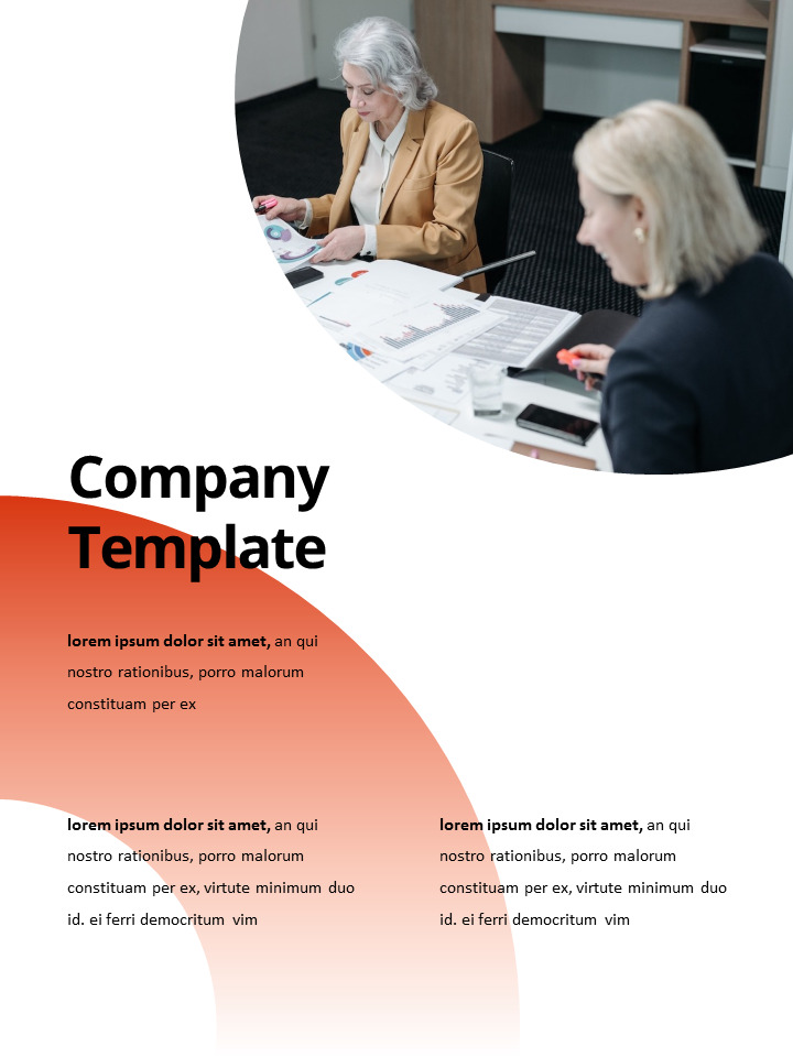 New Year Business Plan Google Slides Template Diagrams Design