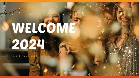 WELCOME 2024 template google slides business