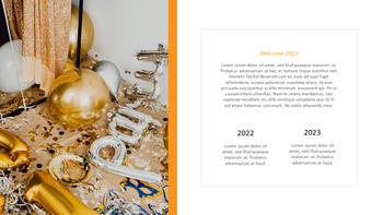 WELCOME 2024 template google slides business