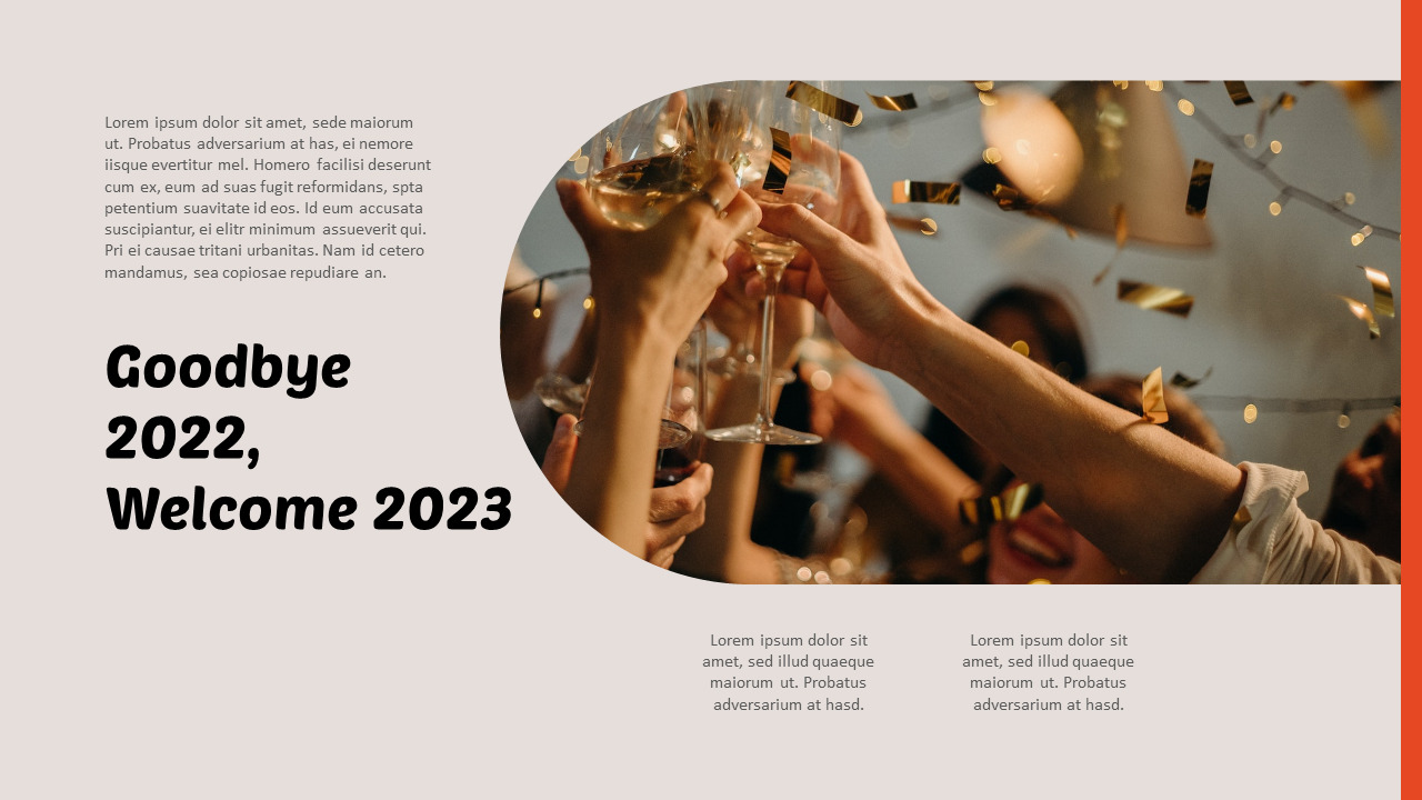 WELCOME 2024 template google slides business