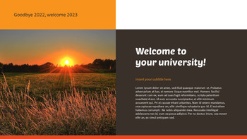 WELCOME 2024 template google slides business