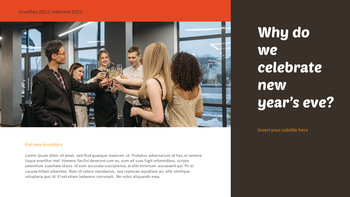 WELCOME 2024 template google slides business