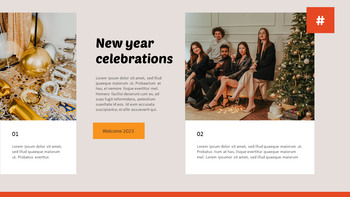 WELCOME 2024 template google slides business