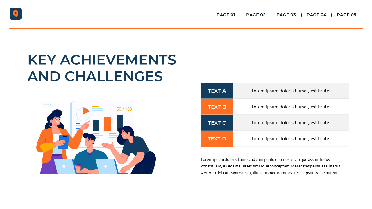 Geschäftsbericht 2024 PowerPoint Design-Ideen