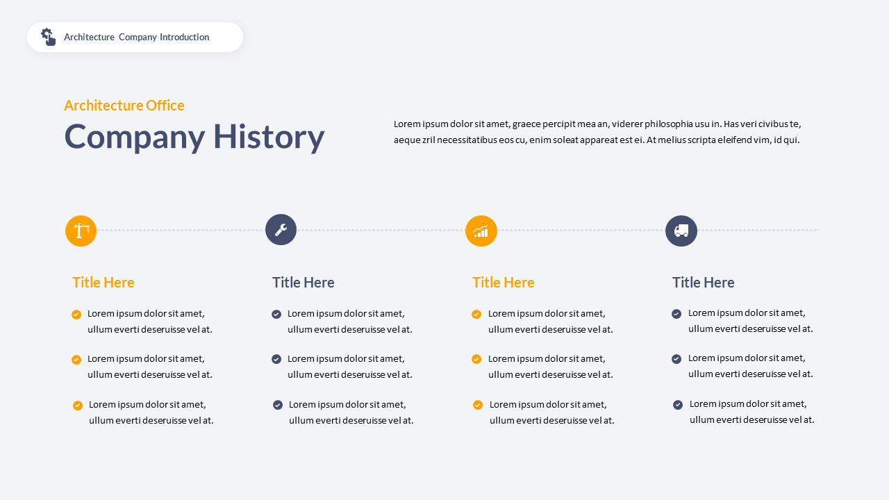 Architecture Office Company Profile Theme PPT Templates
