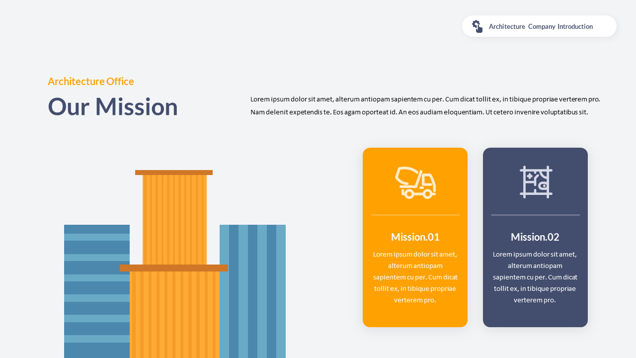 Architecture Office Company Profile Theme PPT Templates