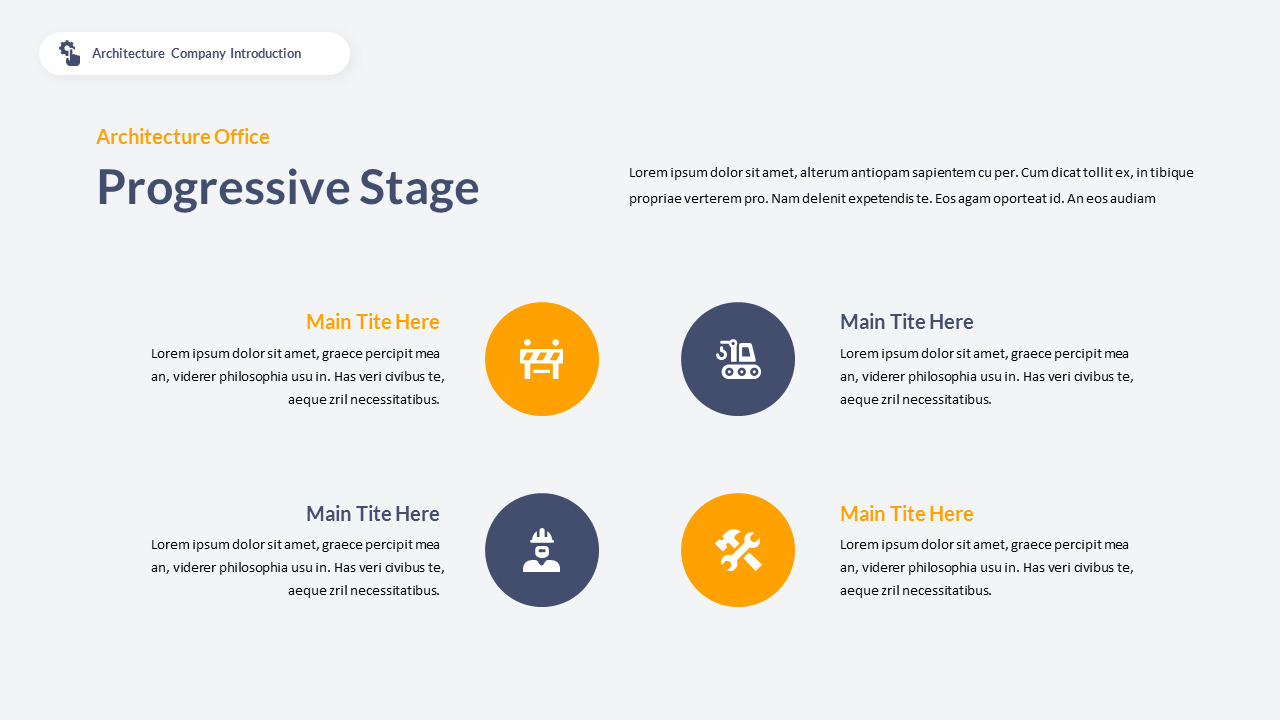 Architecture Office Company Profile Theme PPT Templates
