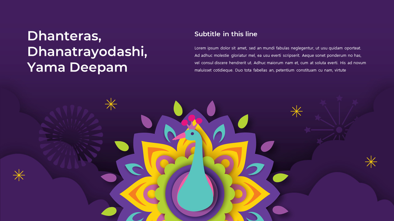 Diwali Festival Google Slides for mac