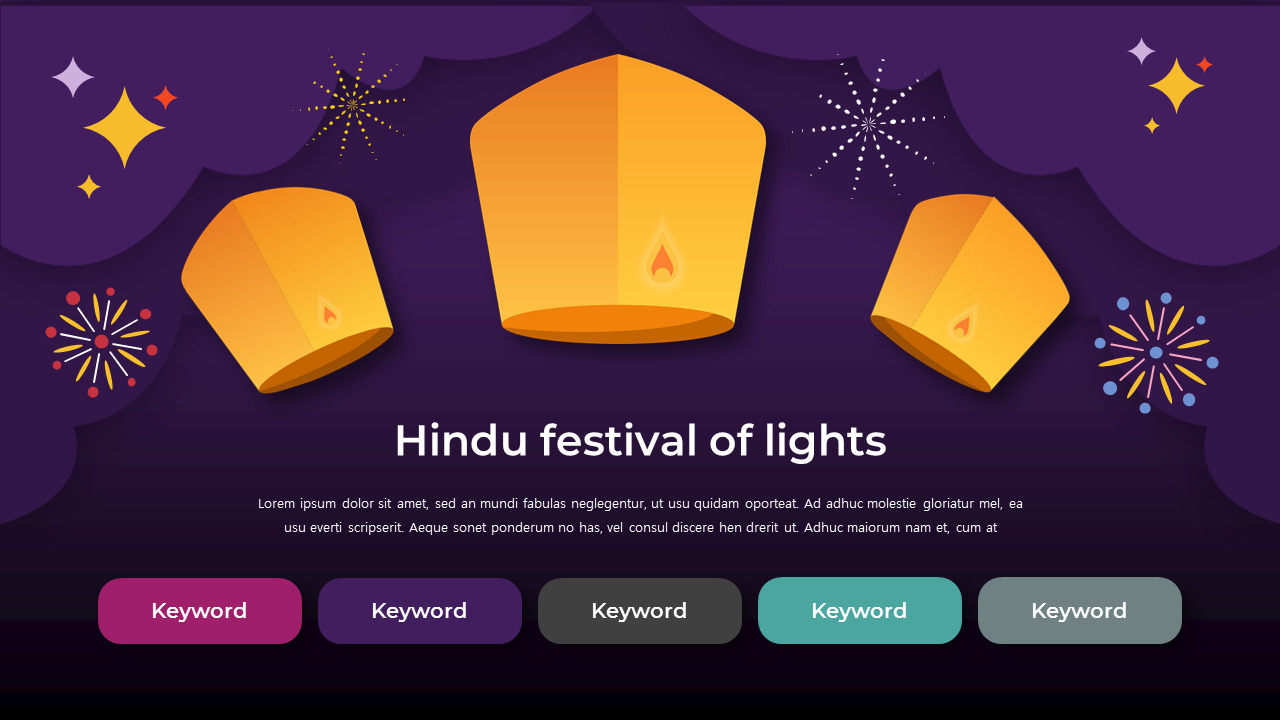 Diwali Festival Google Slides for mac