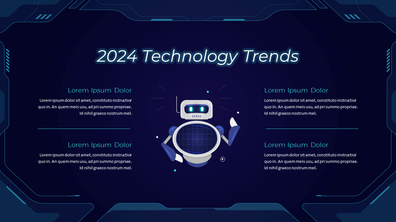 Future industry Trends design presentation template