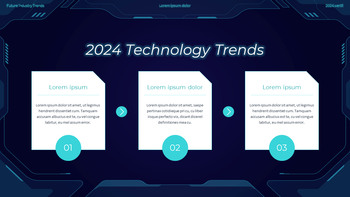 Future industry Trends design presentation template