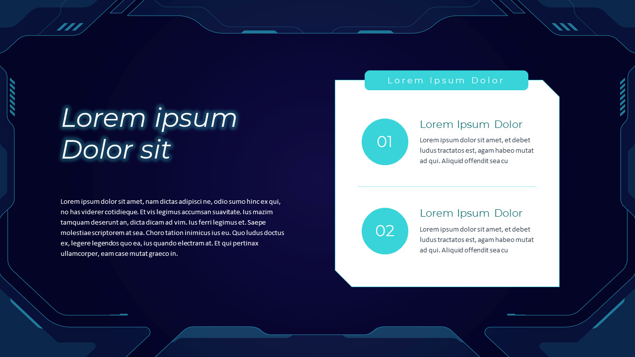 Future industry Trends design presentation template