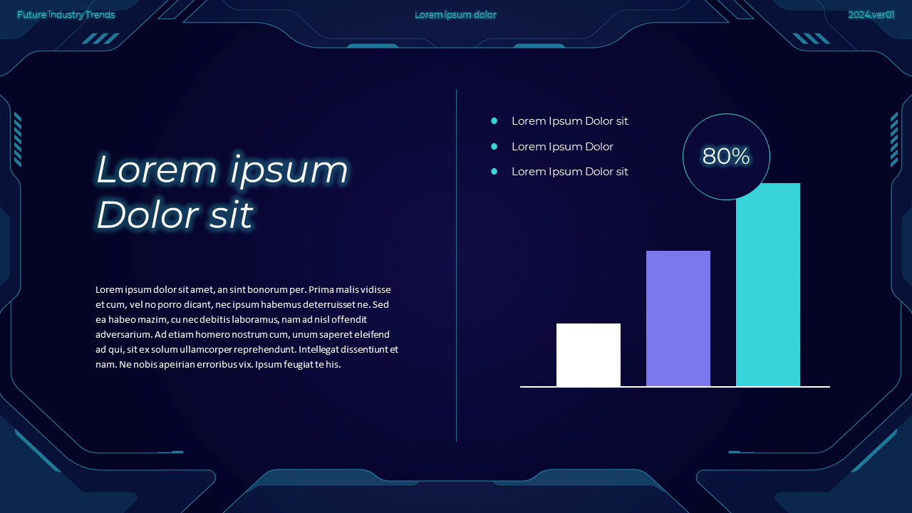 Future industry Trends design presentation template