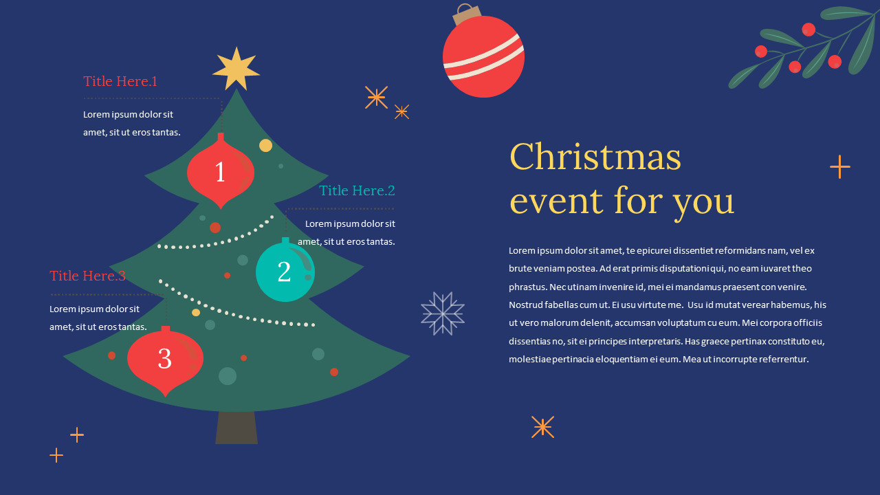 Happy Merry Christmas professional google slides presentation