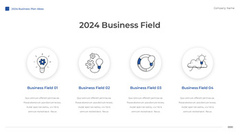 2024년 사업 계획 아이디어 PPT 테마 슬라이드