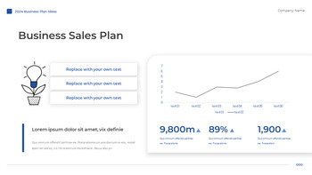 2024년 사업 계획 아이디어 PPT 테마 슬라이드
