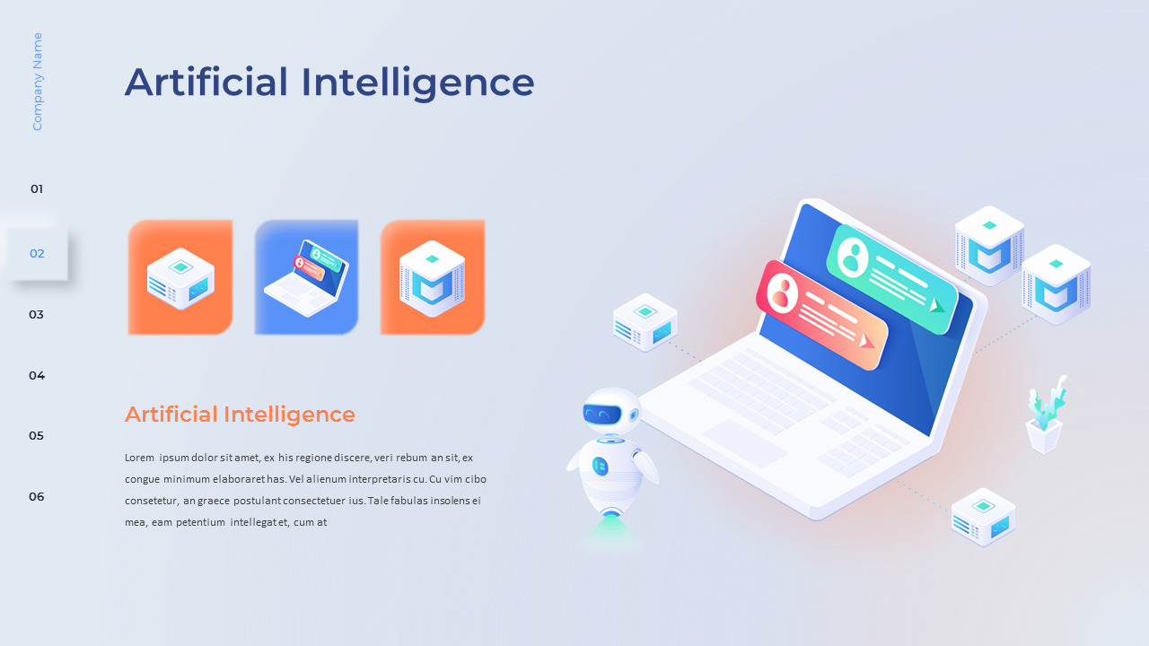 AI Chatbot developing powerpoint