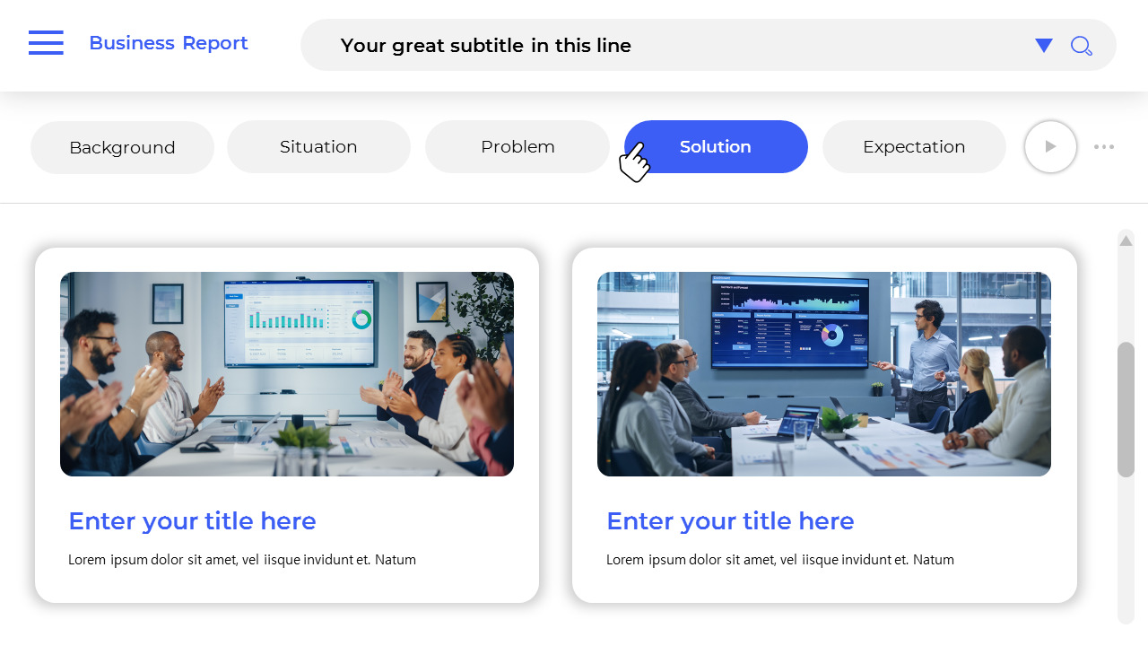 Business Report Best Google Slides