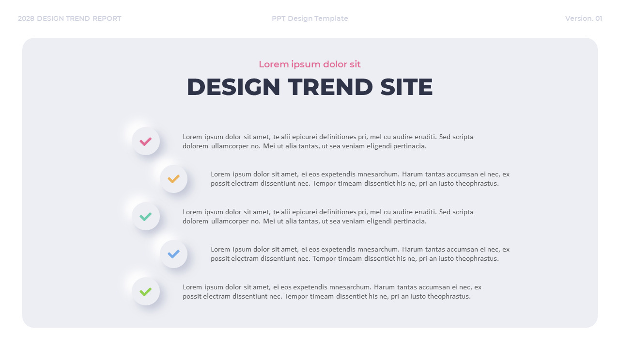 Design Trend Report Google Slides
