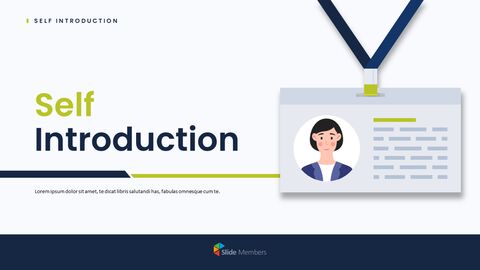 Self Introduction corporate ppt presentation