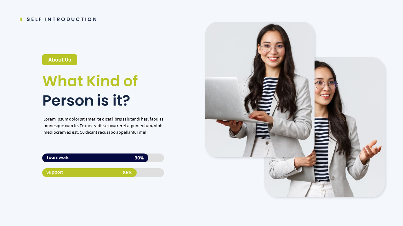 Self Introduction corporate ppt presentation