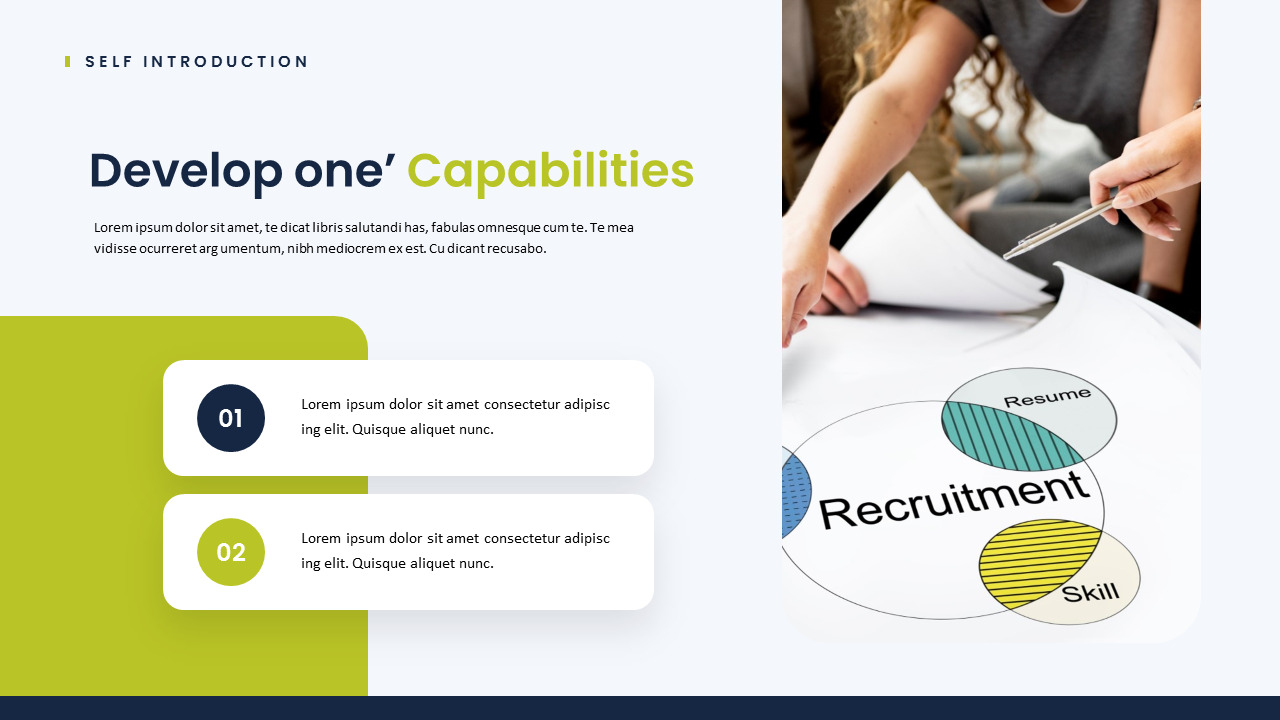 Self Introduction corporate ppt presentation