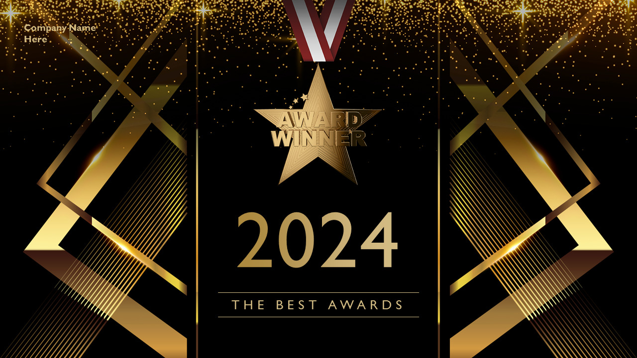 Los mejores premios 2024 diapositivas de google diapositivas