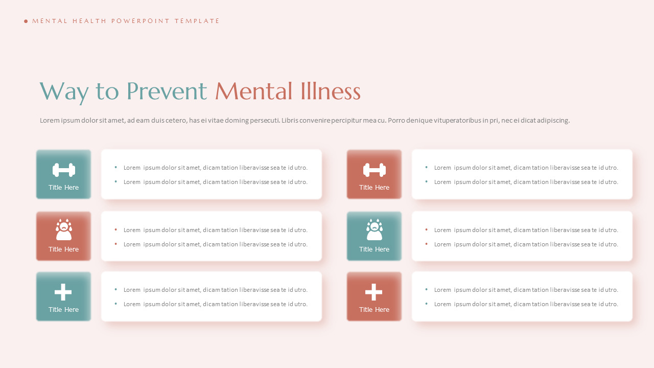Mental Health powerpoint template
