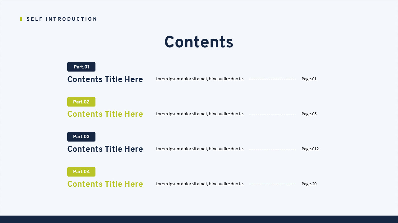 Self Introduction slideshare ppt