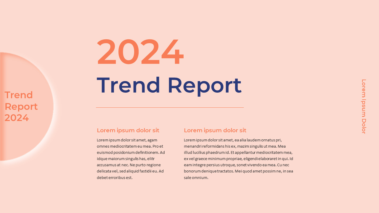 Trend Report Easy Google Slides