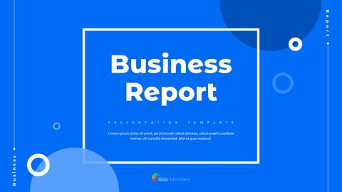 Free Business Report - deck templates|PPT|Slides
