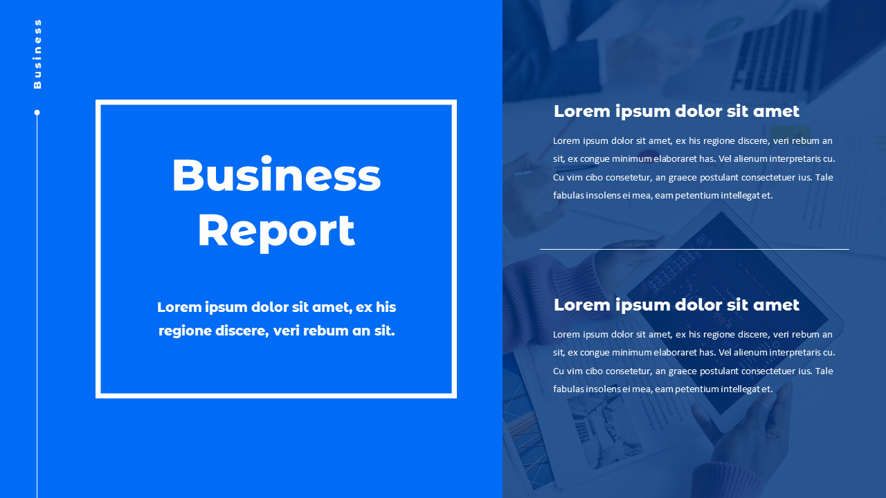 template design - Business Report Free|Google Slides
