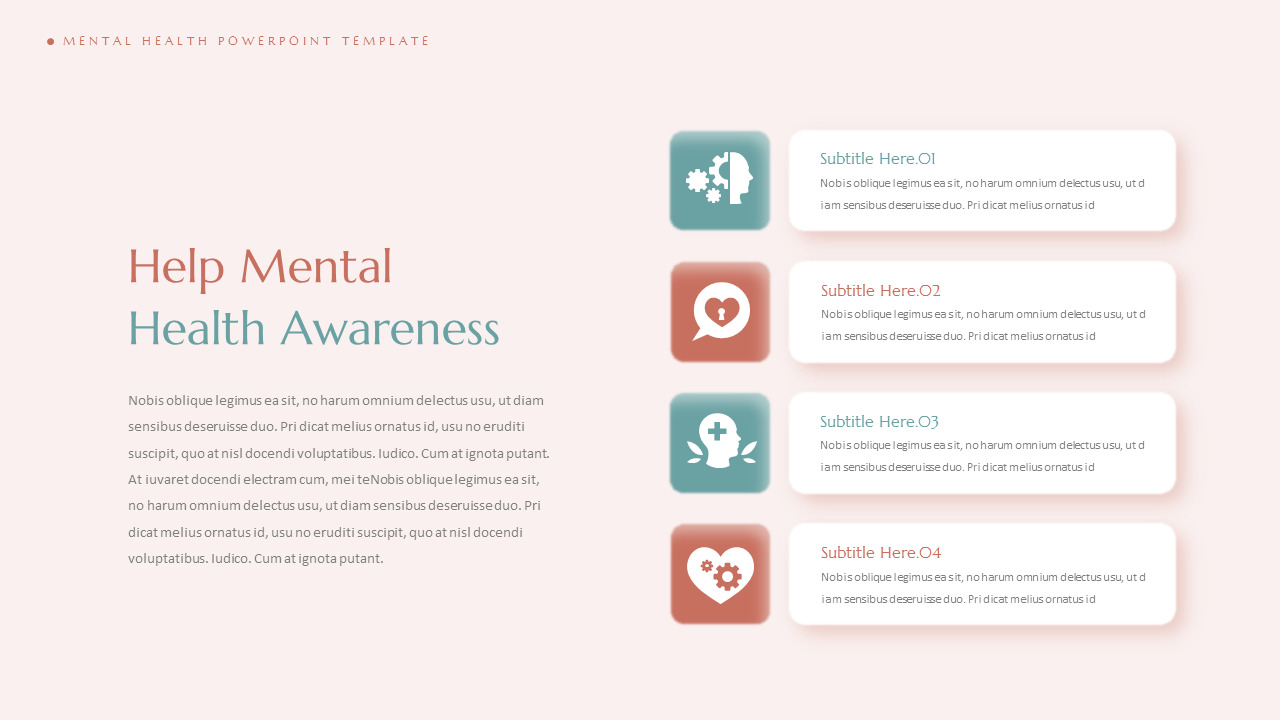 Mental Health Simple Slides Templates