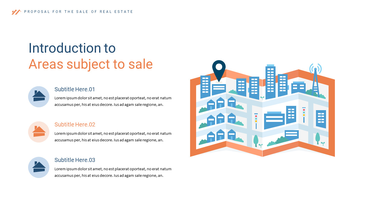 Proposal for the Sale of Real Estate design presentation template