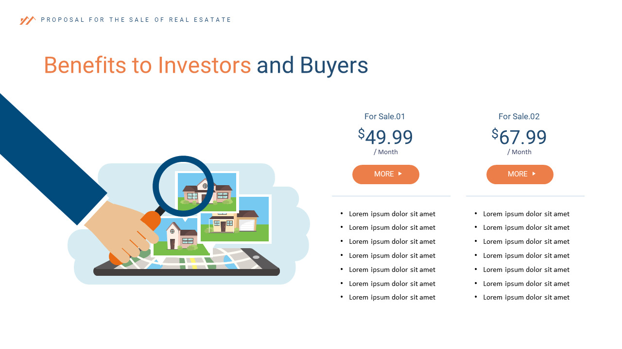 Proposal for the Sale of Real Estate design presentation template