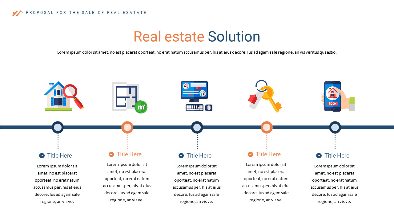 Proposal for the Sale of Real Estate design presentation template