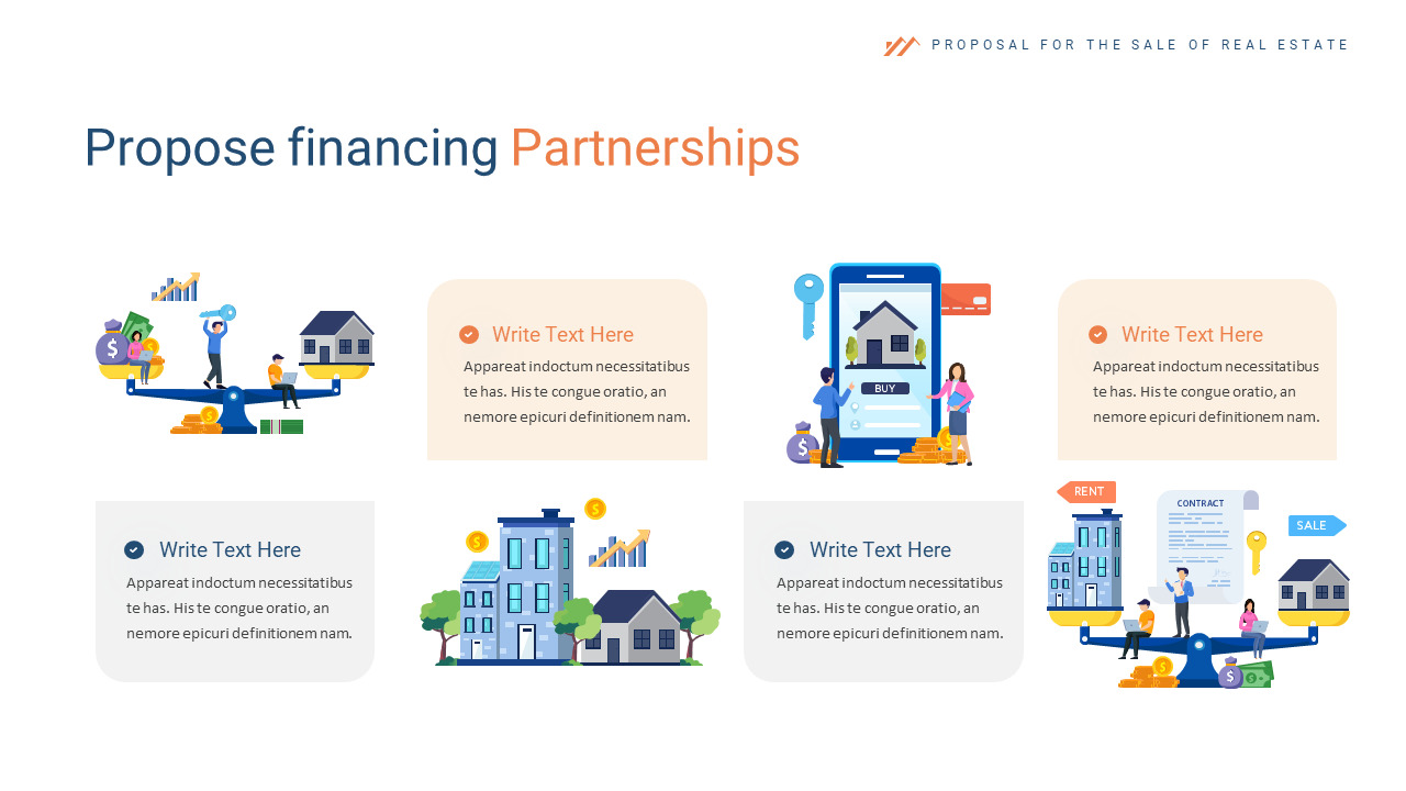 Proposal for the Sale of Real Estate design presentation template