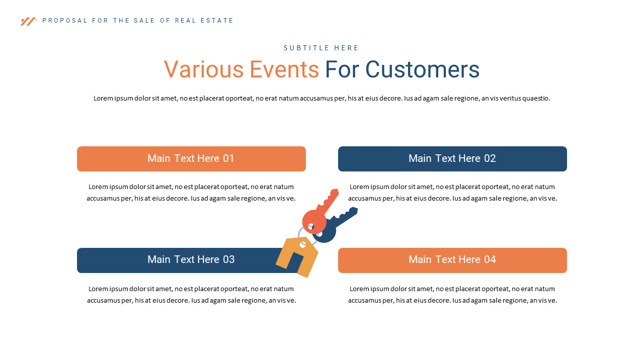 Proposal for the Sale of Real Estate design presentation template