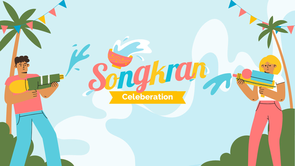 Songkran Festival PowerPoint Template